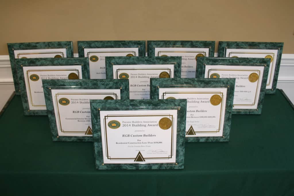 Home Building Awards & Accolades | RGB Custom Builders